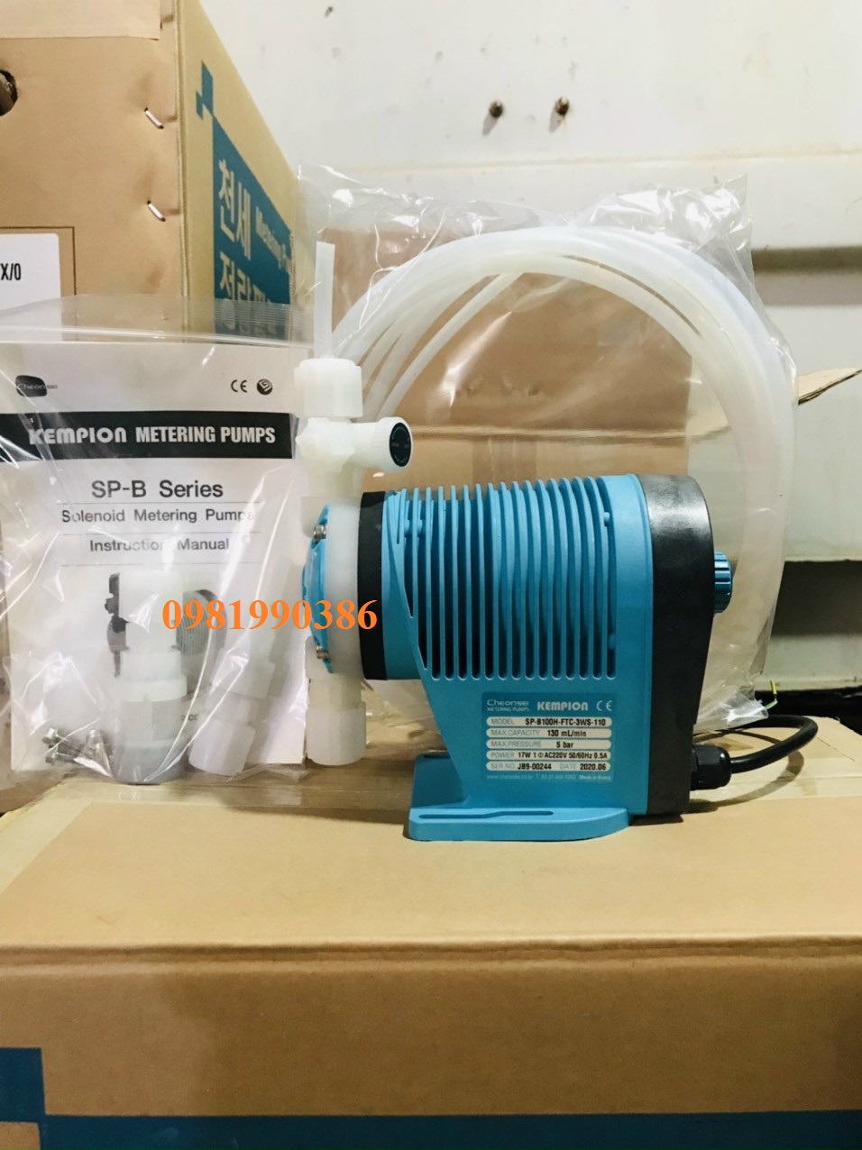 Bơm định lượng cheonsei SP-B30H-PTC-1WS-110 - Cơ điện hoàng mai